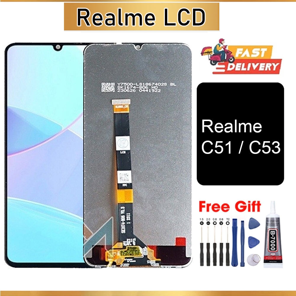 UMI For Realme C51 C53 LCD DIsplay Touch Screen Digitizer Assembly ...