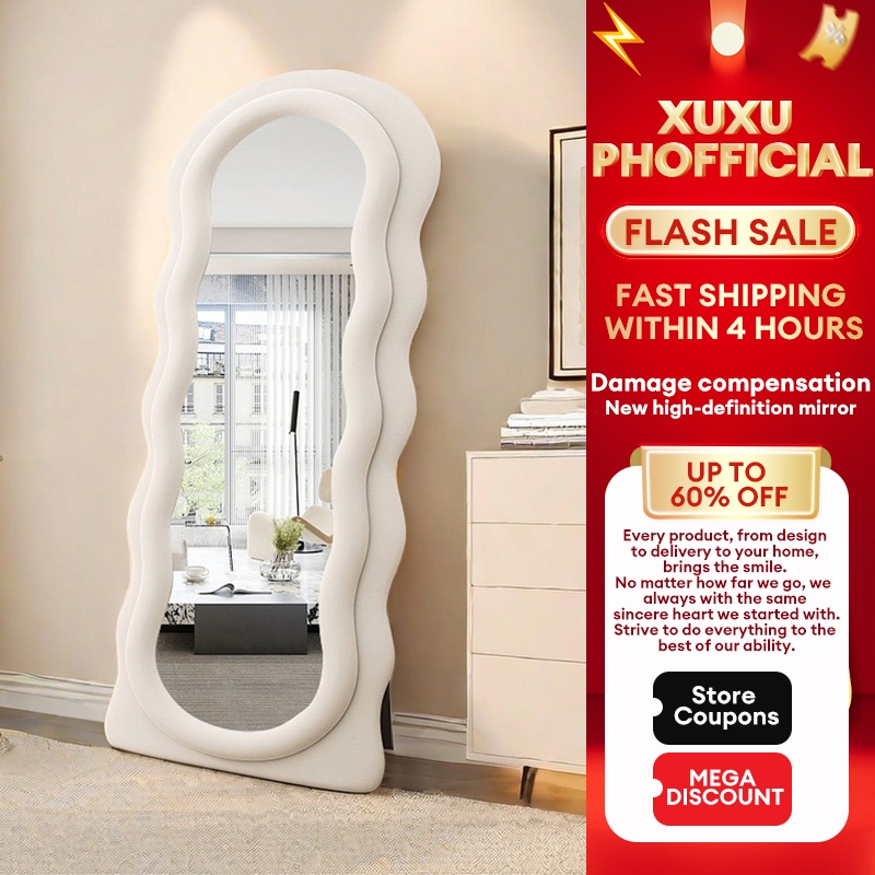 HD Ins Full Body Mirror with Stand Whole Body Mirror Wall Mirror Full ...