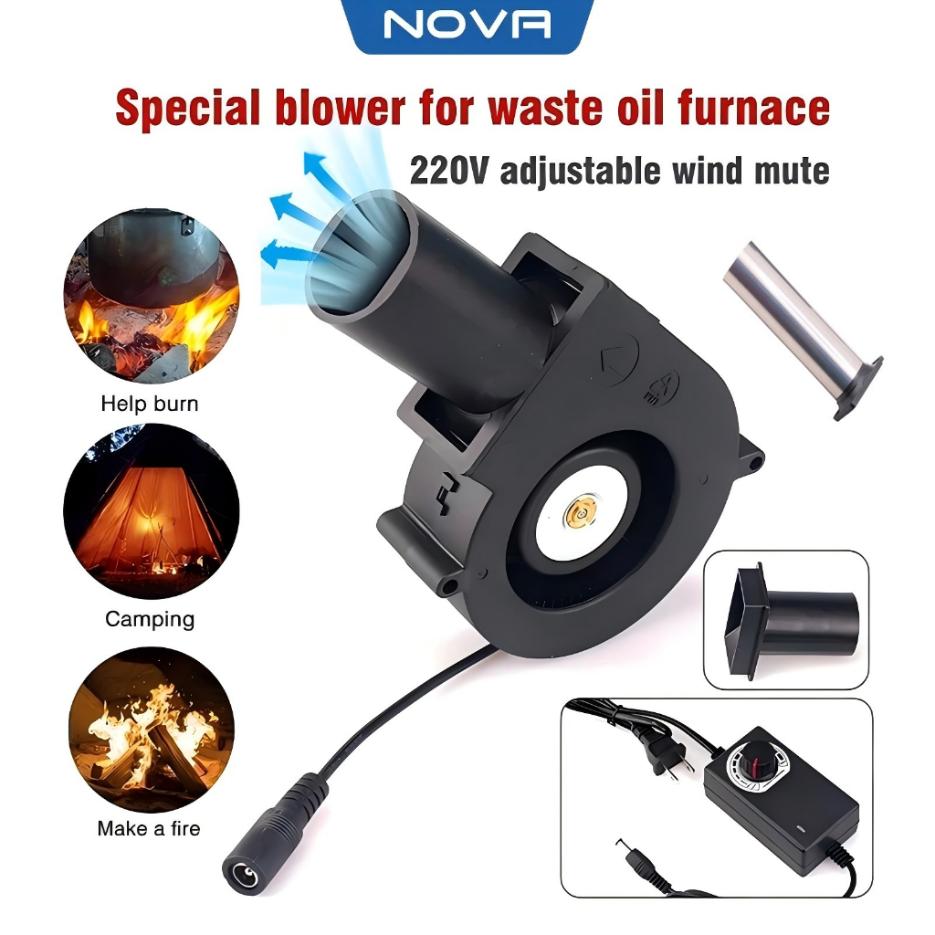 【Stainless Steel】7000 RPM Electric Air Blower Fan For Kalan Cooking ...