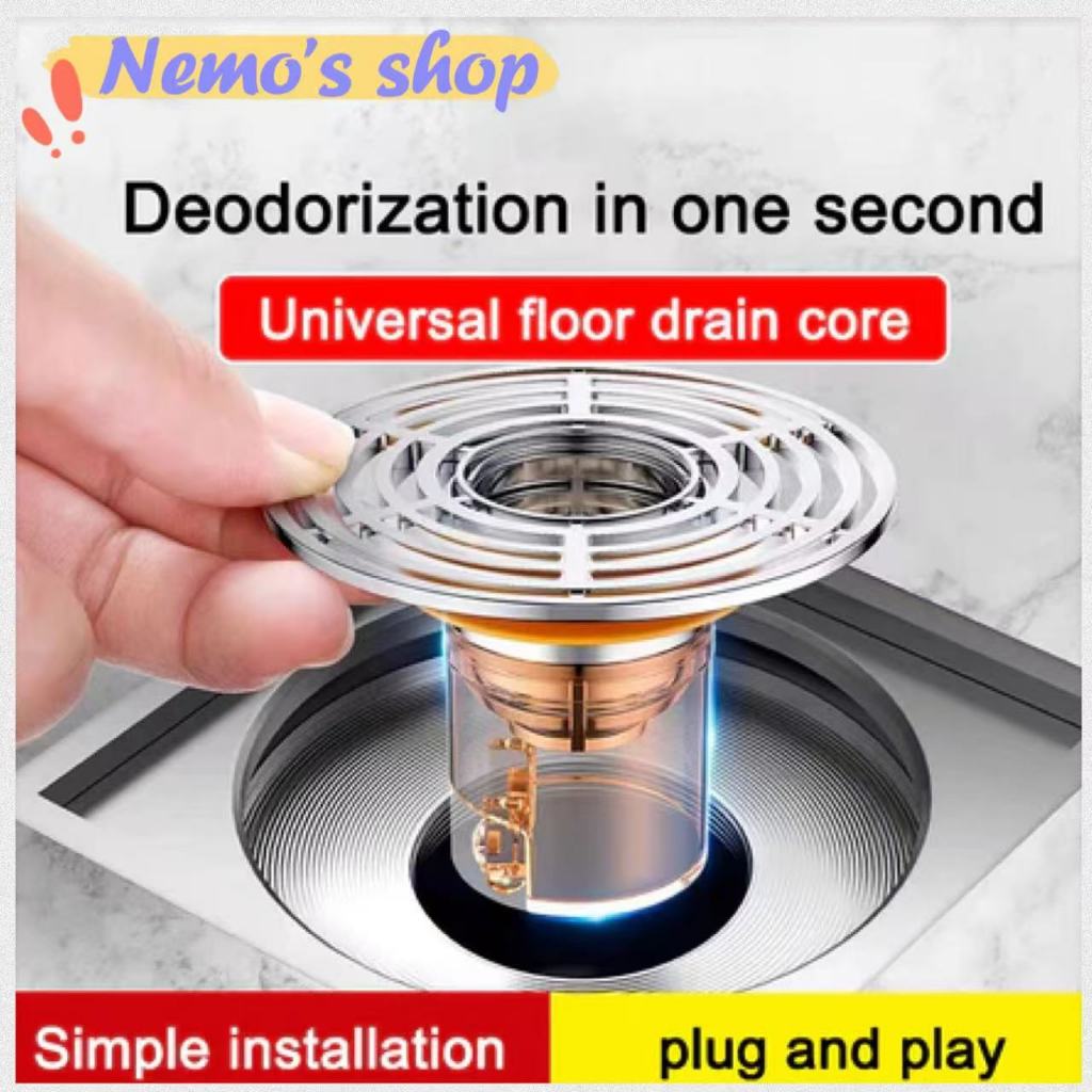 ABS Bathroom Odor proof floor drain core drain strainer for lavatory ...