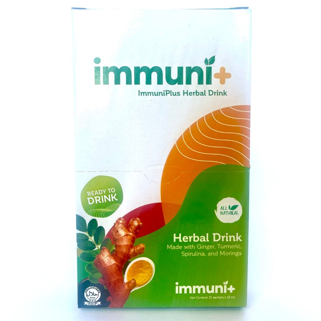 Immuni+ ImmuniPlus Herbal Drink (Ready to Drink) 12 Sachets x 12 mL ...