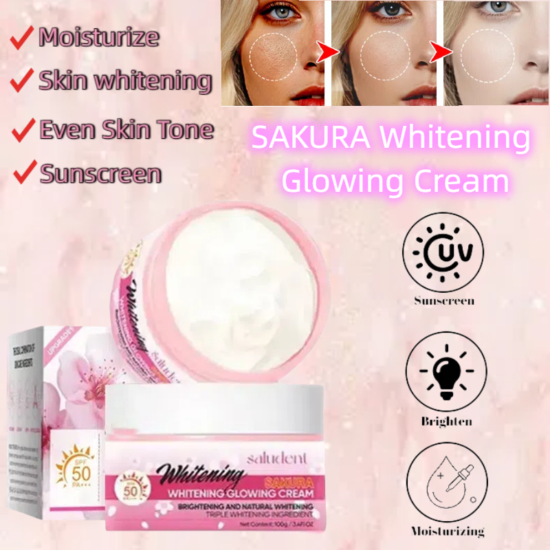 Sakura Whitening Glowing Cream Niacinamide Glutathione Moisturizing ...