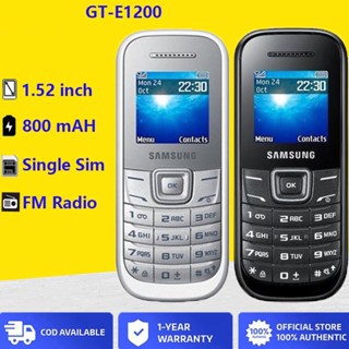 Original GT-E1200 Keypad Phone GSM Standard Sim Keypad Basic Phone ...