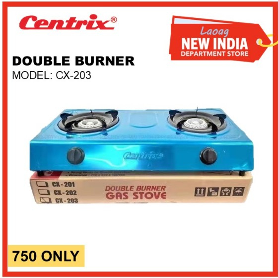 Centrix Double Burner-Stainless | Shopee Philippines