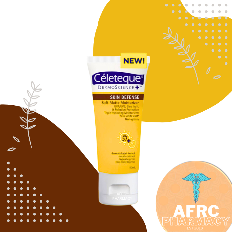 SALE FEB 2026 EXPIRY Céleteque Skin Defense Soft Matte Moisturizer ...