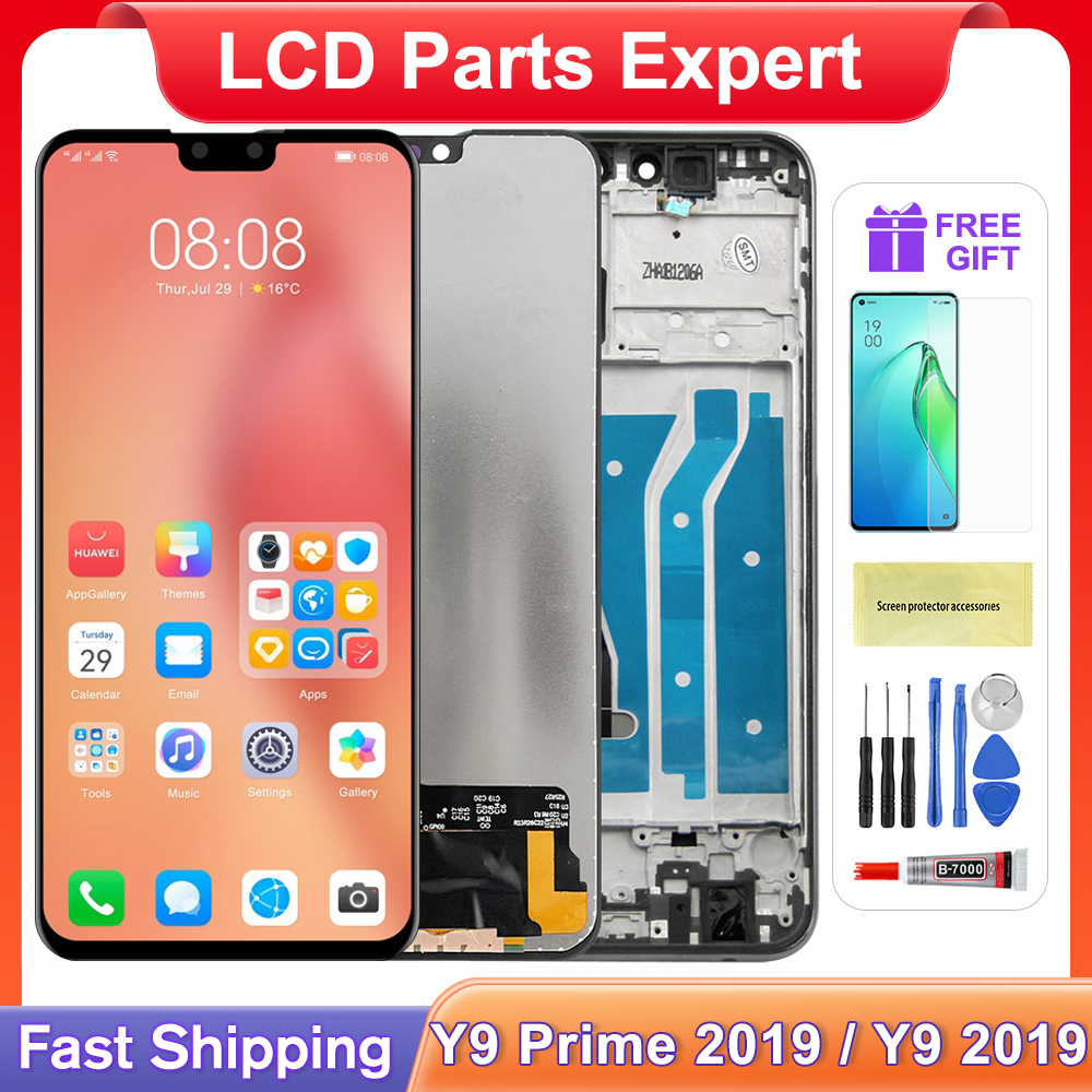 OLED LCD For Huawei Y9 Y9S 2019 / Y9 Prime 2019 / P Smart Z LCD Display ...