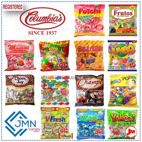 JM FG-0205 | Columbia's Candy | Choco Joy, Champi, Monami, Yakee ...