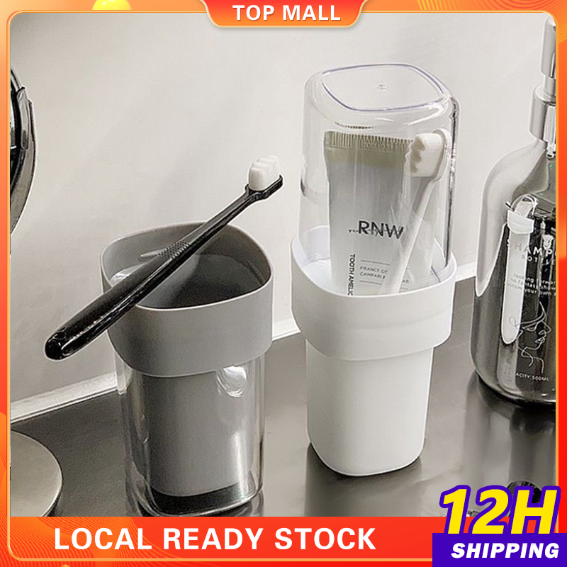 Toothbrush Case For Travel Toothbrush Toothpaste Holder With Cover ...