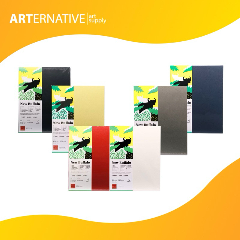 New Buffalo Paper Pack 220gsm 8.5x11, 8.5x13 | Shopee Philippines