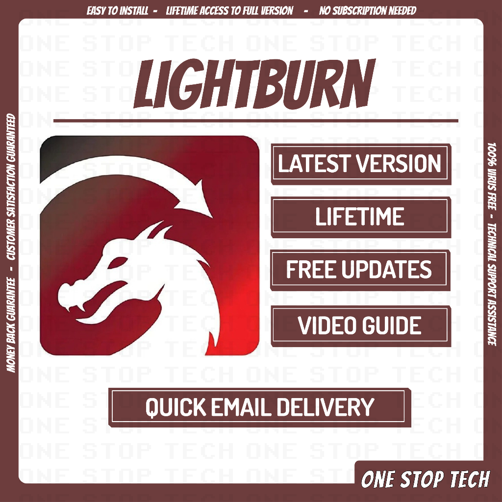 Lightburn 2025 (Laser Cutter) | For Windows | Lifetime | Shopee Philippines