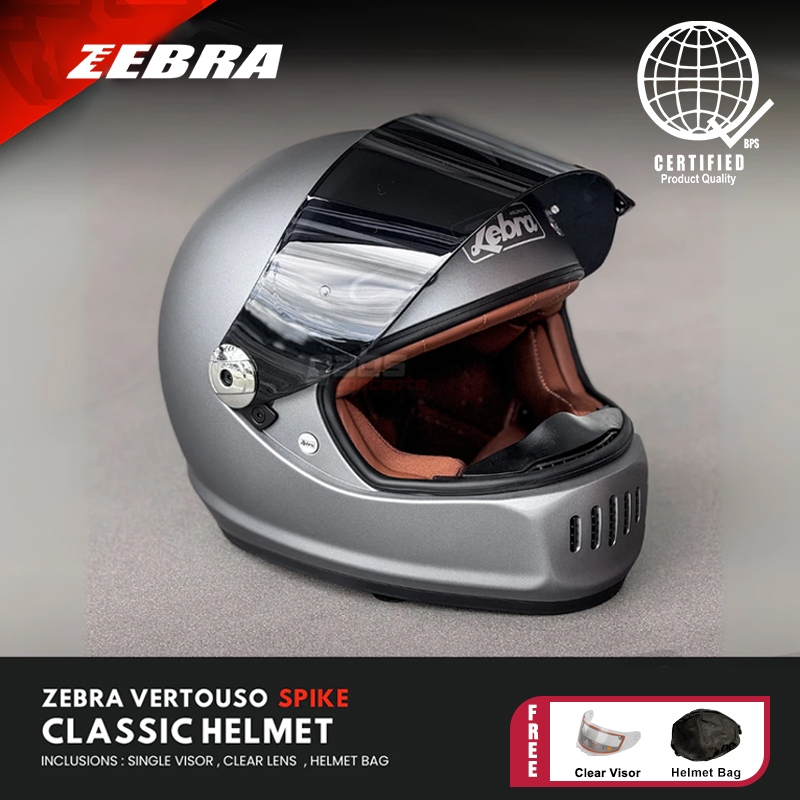 ZEBRA FF577 VERTUOS classic helmet full face helmet for motorcycle ...
