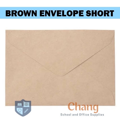BROWN ENVELOPE SHORT (1 PIECE) | Shopee Philippines