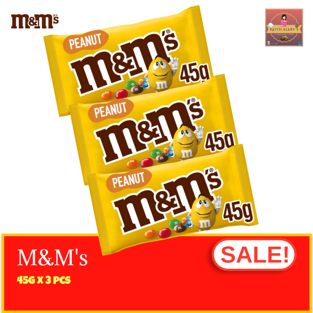M&M's Chocolate Candy 45g (imported original) Peanut and Plain | Shopee ...