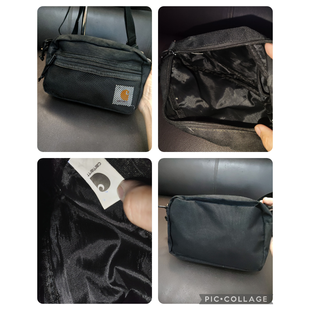 Branded nylon messenger sling / crossbody (Ukay Preloved) | Shopee ...