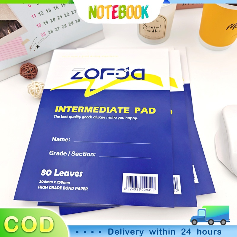 10PCS 80 Leaves Intermediate Writing Pad 200x250mm Single Line 36 Lines ...