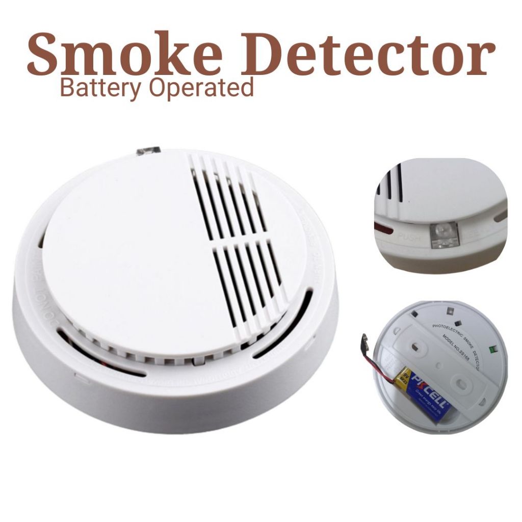 Smoke Detector, Standalone Fire Alarm, Battery operated smoke alarm ...