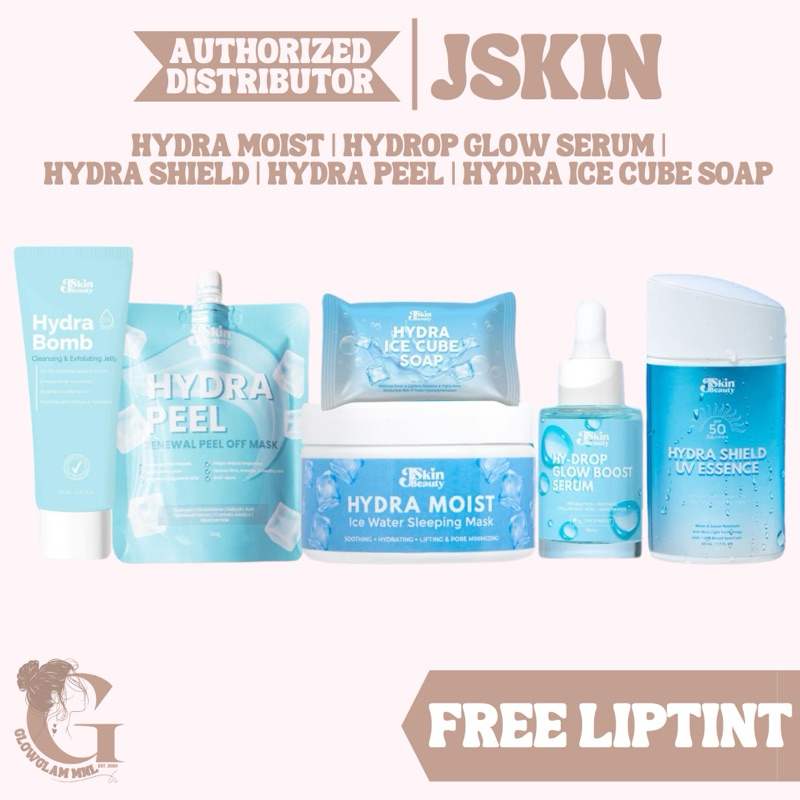(FREE LIPTINT) JSKIN Hydra Moist Hydrop Glow Serum Hydra Sunshield ...