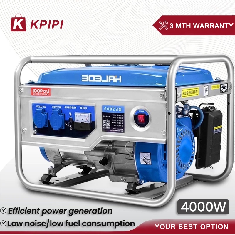 Portable Generator Gasoline Home 4kw/60Hz High Power High Quality All ...