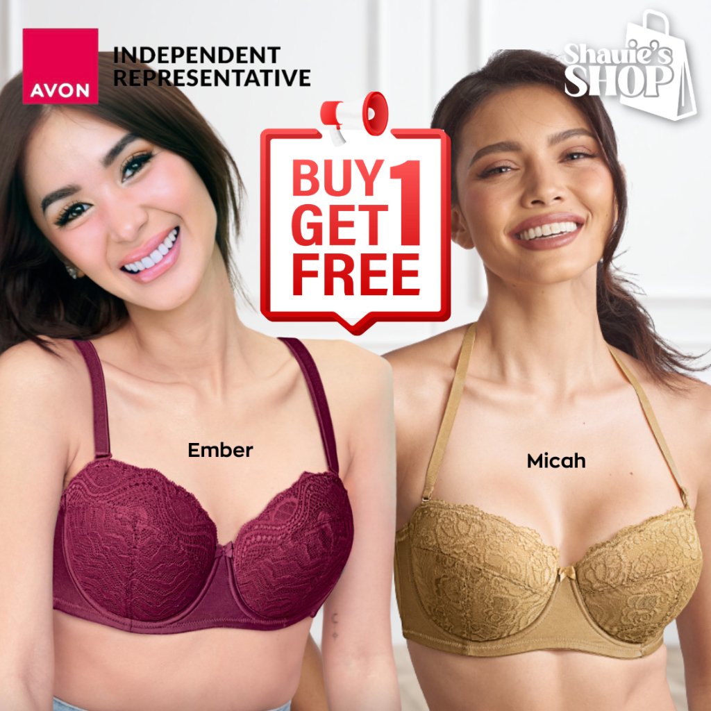BUY 1 TAKE 1: AVON Micah + Ember Underwire Convertible Bra | Sizes: 32A - 40C | Shopee Philippines