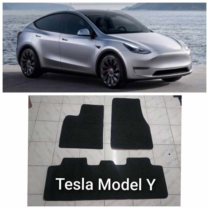 Tesla Model Y coil Nomad rubber car mat Tesla Model Y Rubber Spaghetti ...
