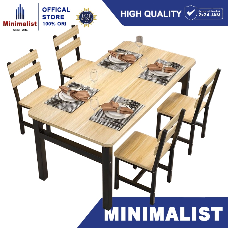 Dining table with 4 chairs dining table chairs set for living room or ...