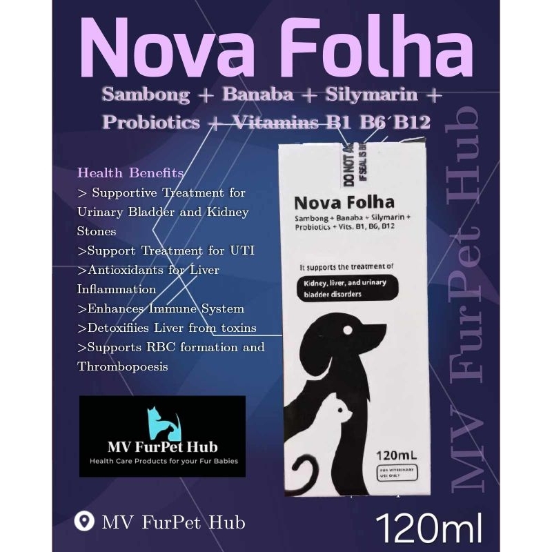 Nova Folha, 120ml (for kidney,liver,bladder) | Shopee Philippines