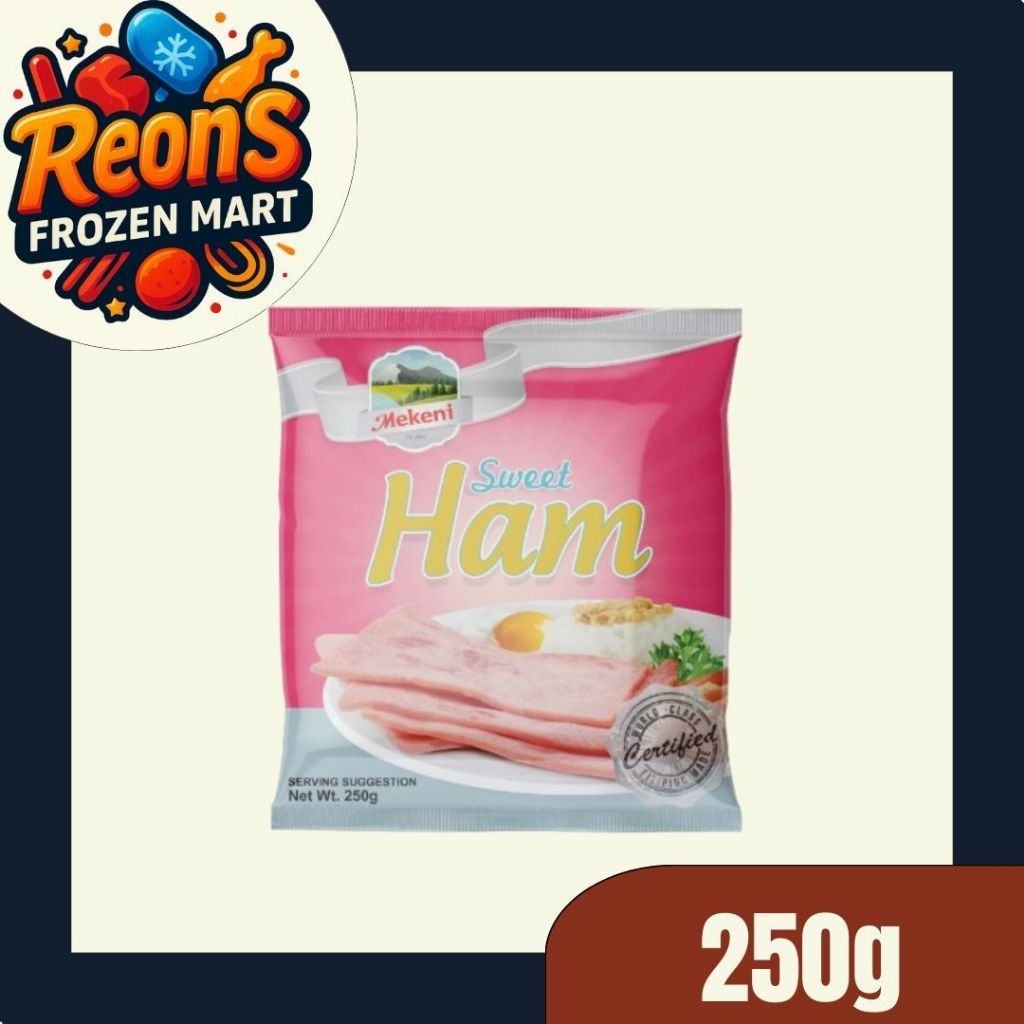 Mekeni Specials Cooked Ham & Sweet Ham Sliced 250g | Shopee Philippines