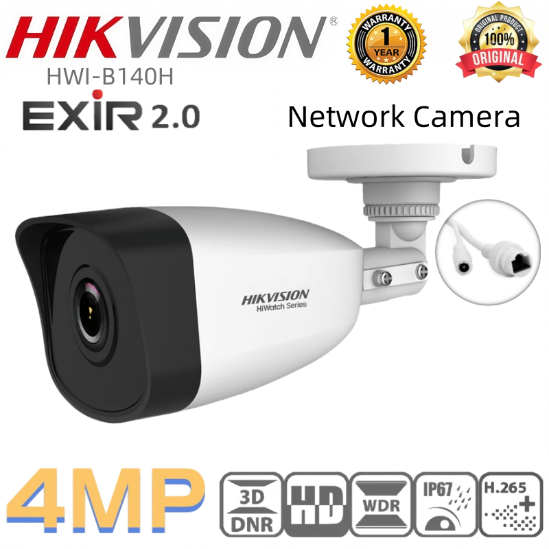 HikVision IP Camera 2MP/4MP IR PoE Bullet Network Camera H.265 Outdoor ...