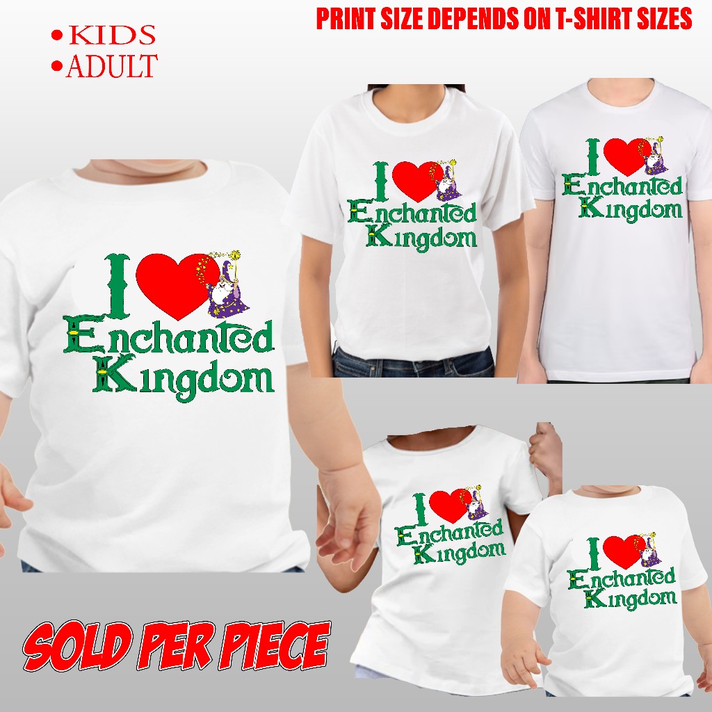 Enchanted Kingdom Graphic design shirt unisex | Shopee Philippines