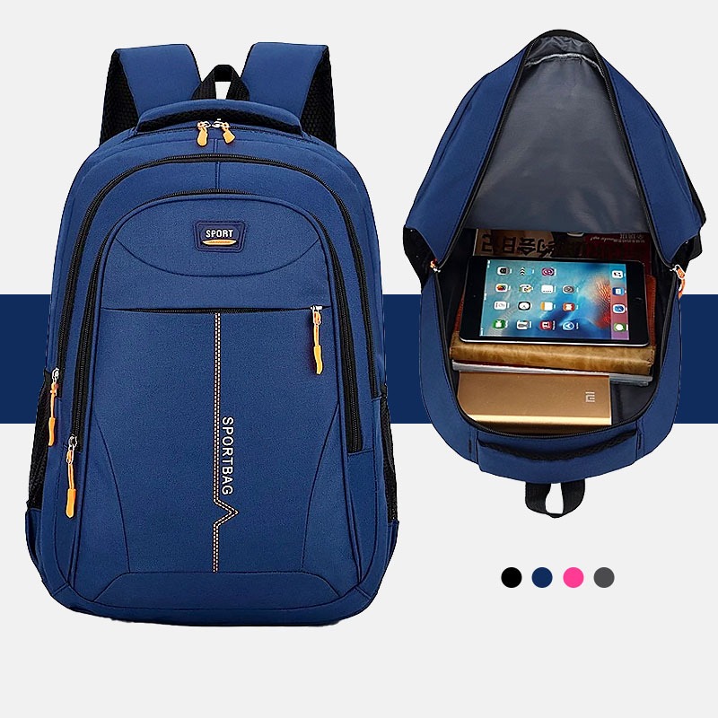 UISN #912 Large Backpack Men Laptop Backpacks Oxford Black High School ...