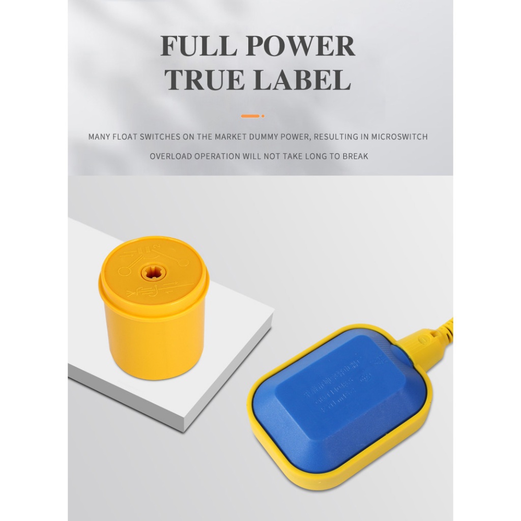 Electrical Water Level Control Float Switch With Customizable Cable Length Float Level Switch ...