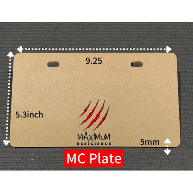 5mm Acrylic Motorcycle Plate Cover | Shopee Philippines