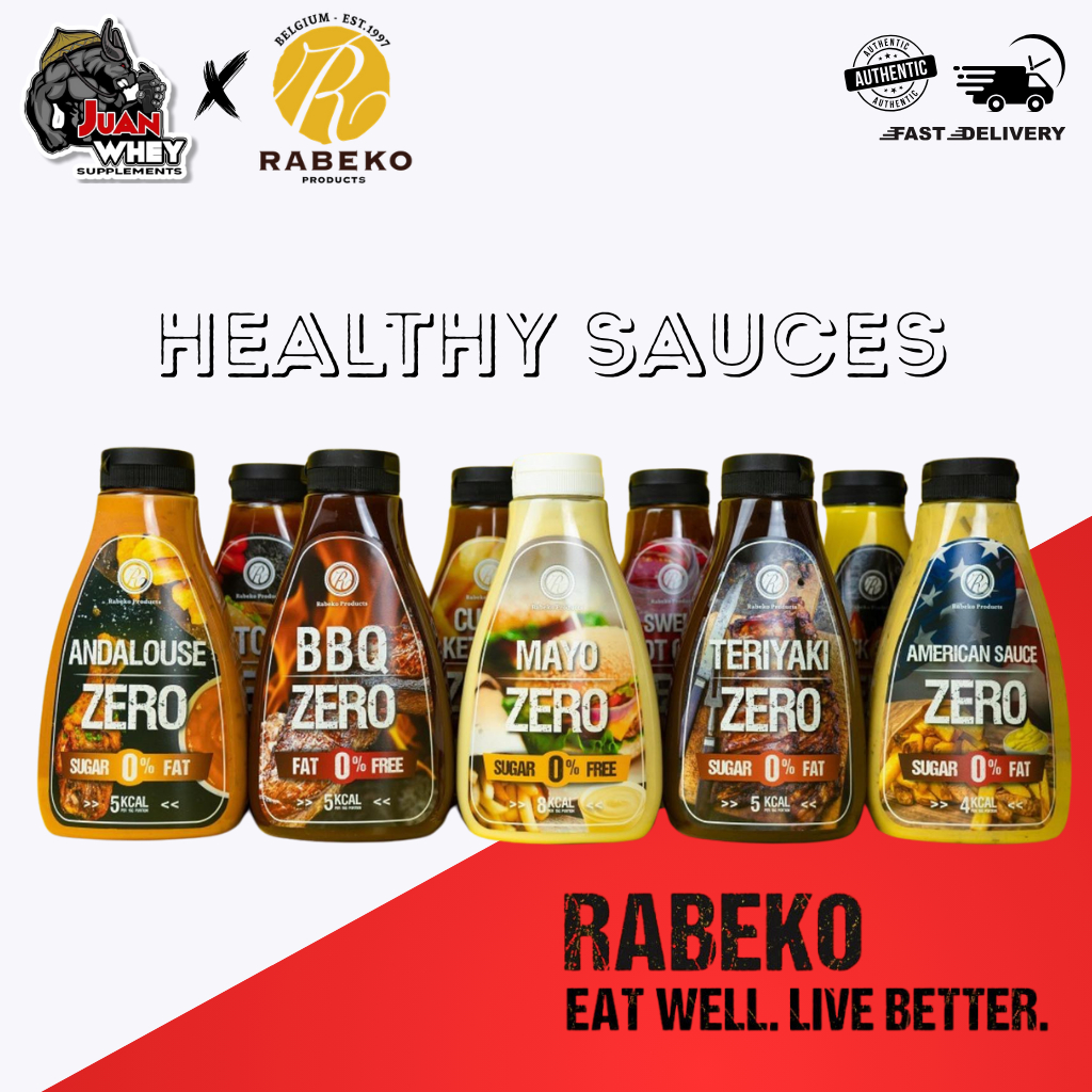 Rabeko Zero Sauce | Low-Calorie Zero-Sugar Zero-Fat | Shopee Philippines