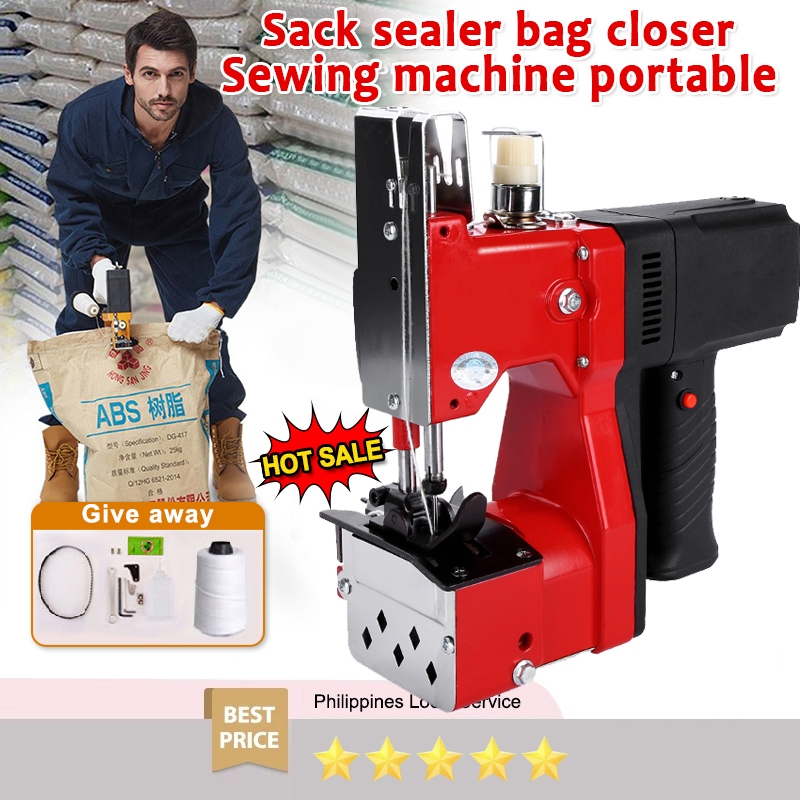 Sack Sealer Bag Closer Sewing Machine Portable Handheld Rice Bag Sack ...