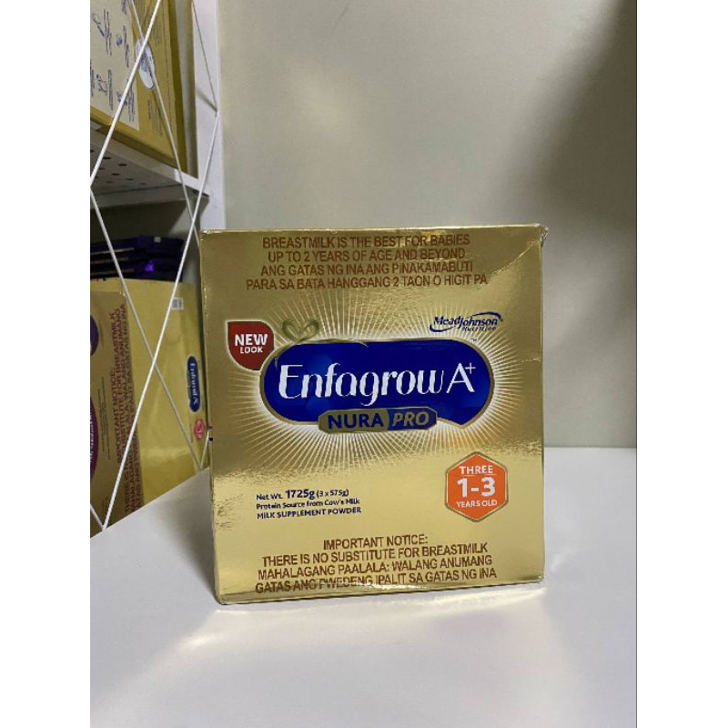 Enfagrow A+ Nura Pro 1-3 1725g | Shopee Philippines