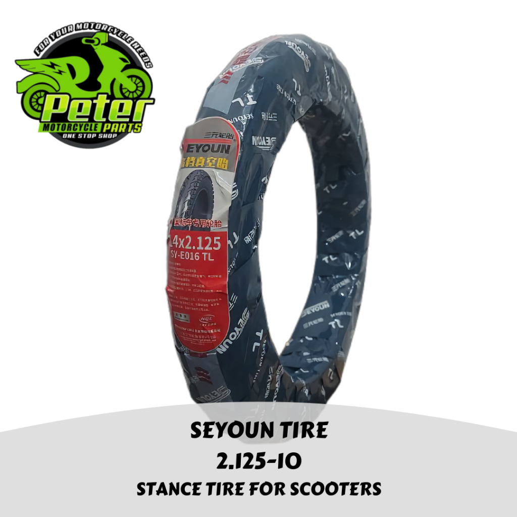 TIRE 2.125X10 TUBELESS (STANCE LOOK)/HONDA DIO /YAMAHA JOG | Shopee Philippines