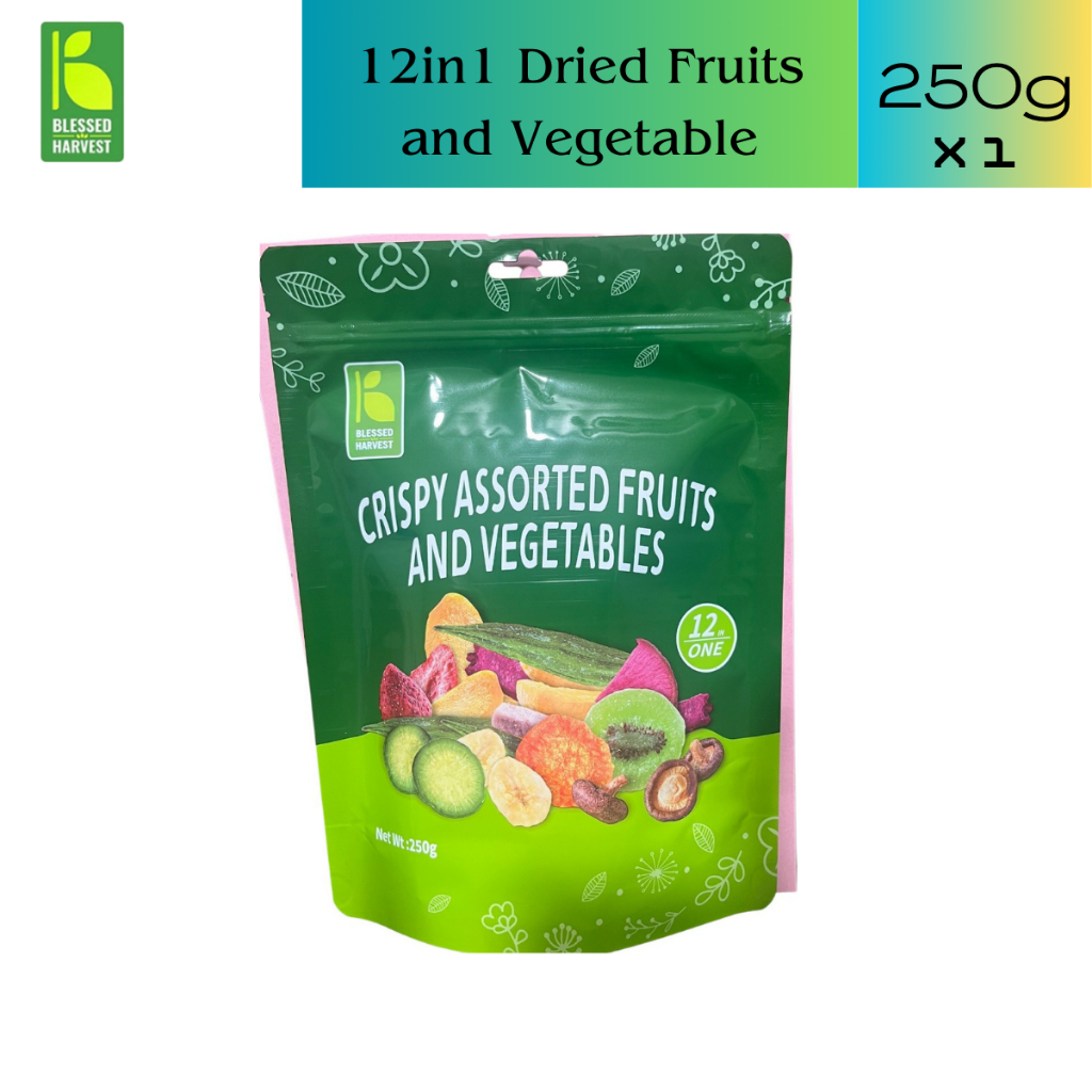 12 in 1 Fruit And Vegetable Chip 250g and 150g Mixed Dried Fruits And ...