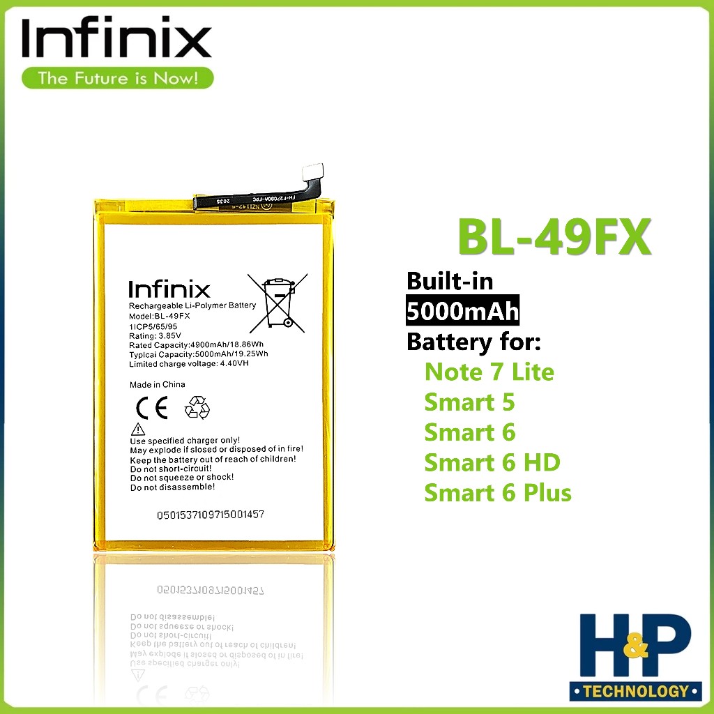 BL-49FX for Infinix Note 7 Lite / Smart 5 / Smart 6 / Smart 6 HD ...