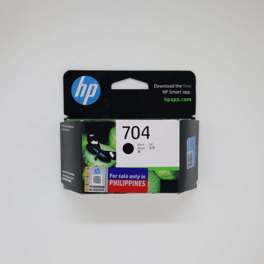 HP 704 No Box Black and Tri-Color Original Ink Cartridge | Shopee ...