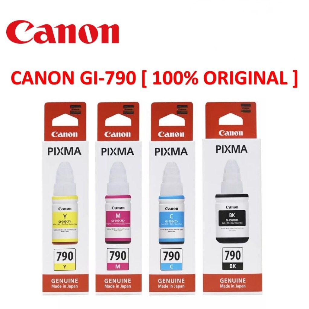 GENUINE GI-790 INK for G1000 G2000 G3000 G4000 G1010 G2010 G3010 G4010 G3200 G3500 | Shopee ...