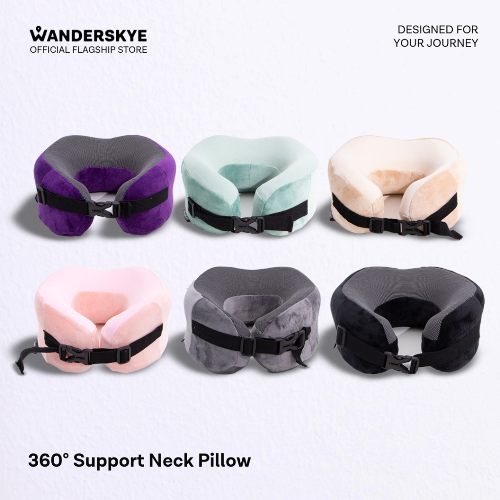 Wanderskye 360° Support Compact Neck Pillow | Shopee Philippines