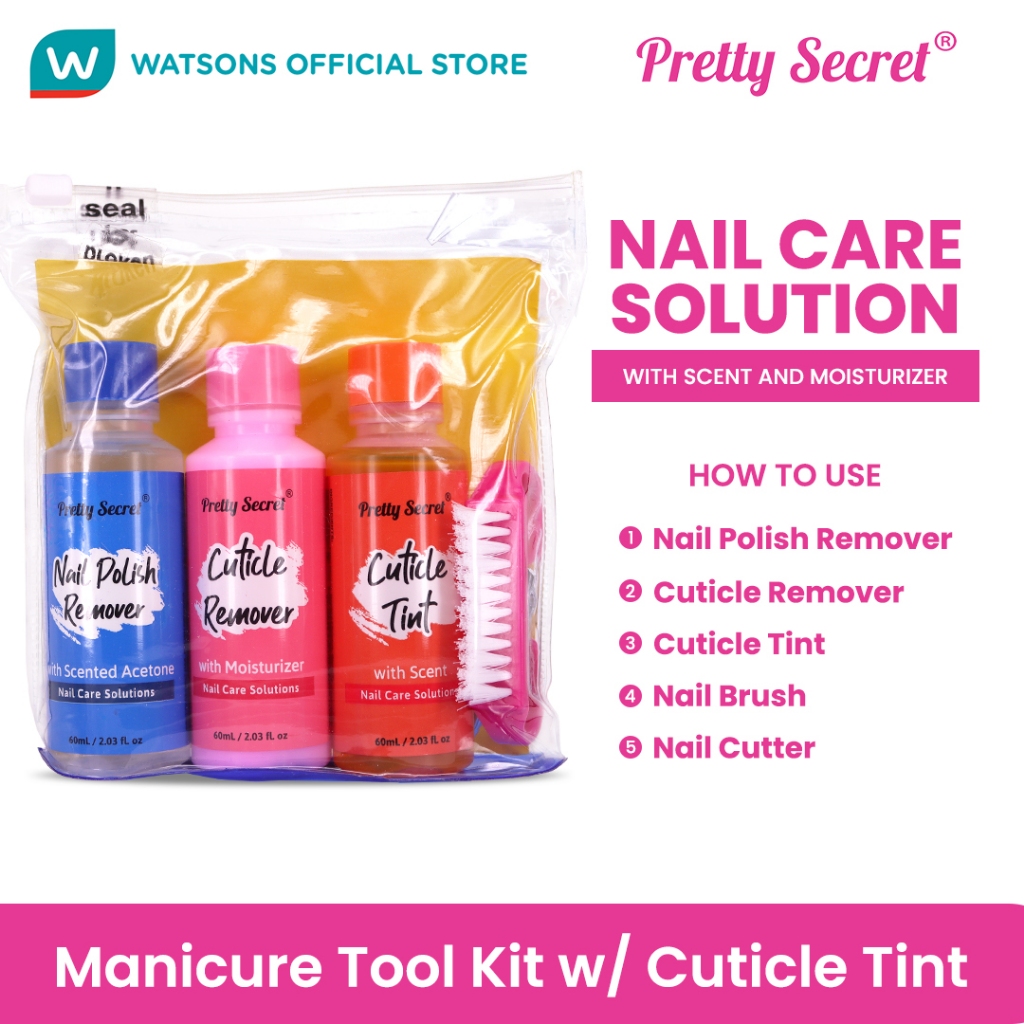 PRETTY SECRET Manicure Kit Set | Shopee Philippines