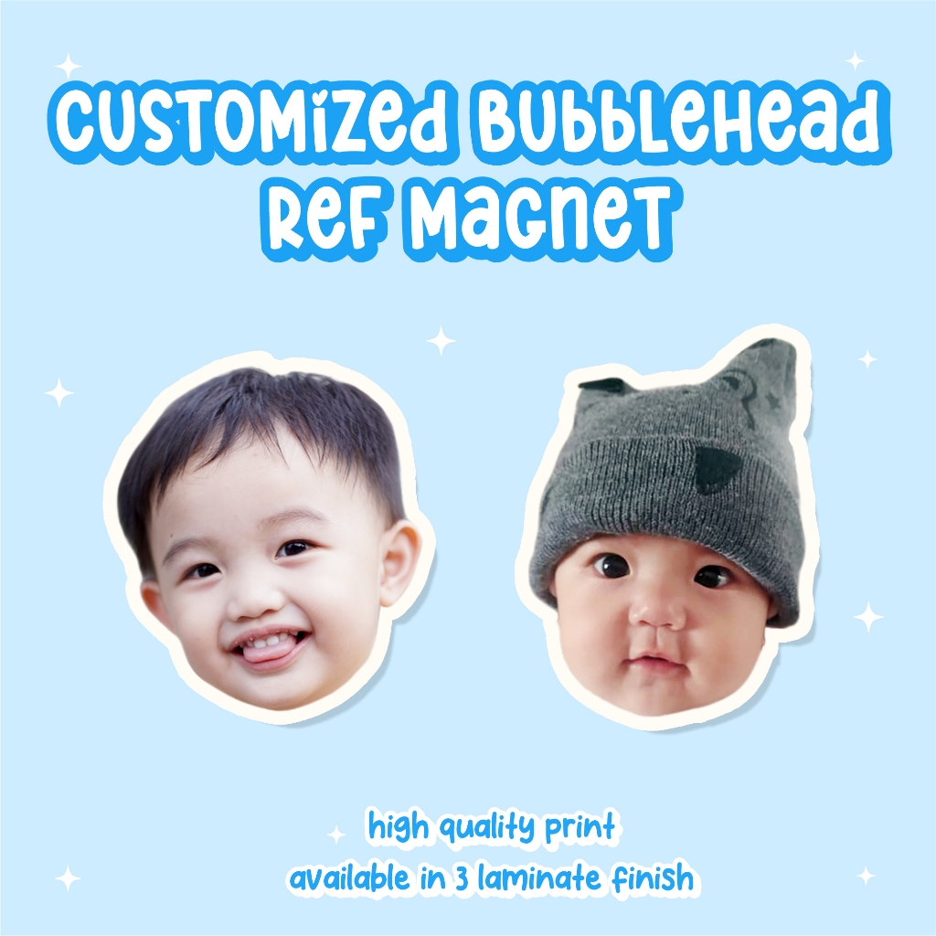 Customized Bubblehead Ref Magnet | Personalized Face Cut Out Ref Magnet ...