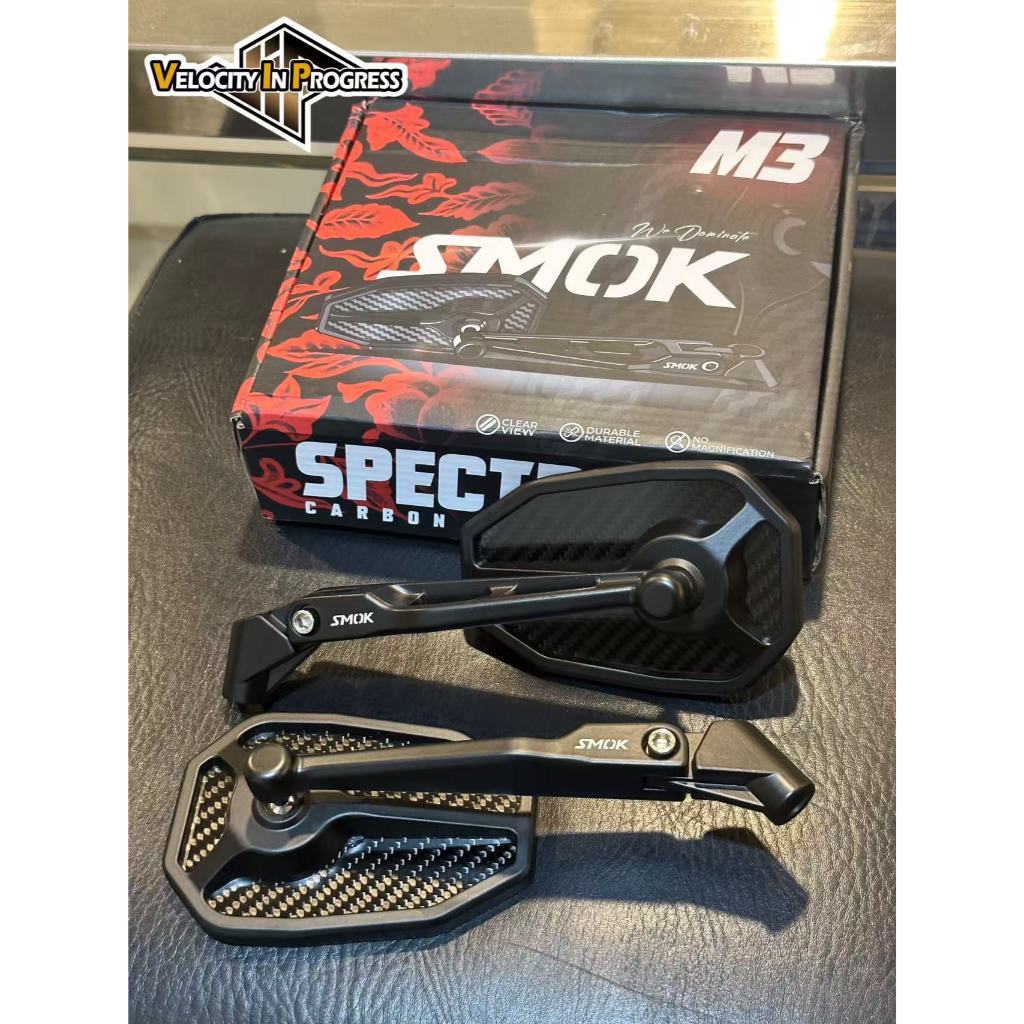 SMOK SPECTRE M3 CARBON SIDE MIRROR UNIVERSAL | Shopee Philippines