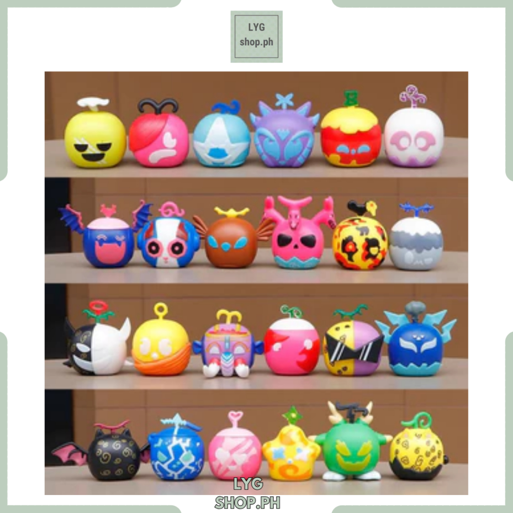 Blox Fruits 24PCS Action Figures ToyCartoon Block Devil Collection ...