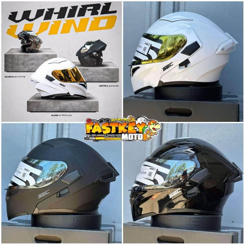 SEC WHIRLWIND MODULAR HELMET | Shopee Philippines