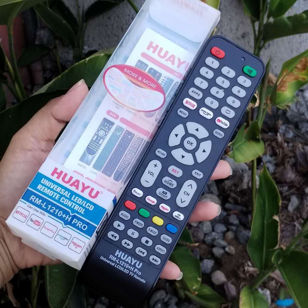 Huayu RM-L1210+H Pro Universal LCD/LED TV Remote Replacement ...