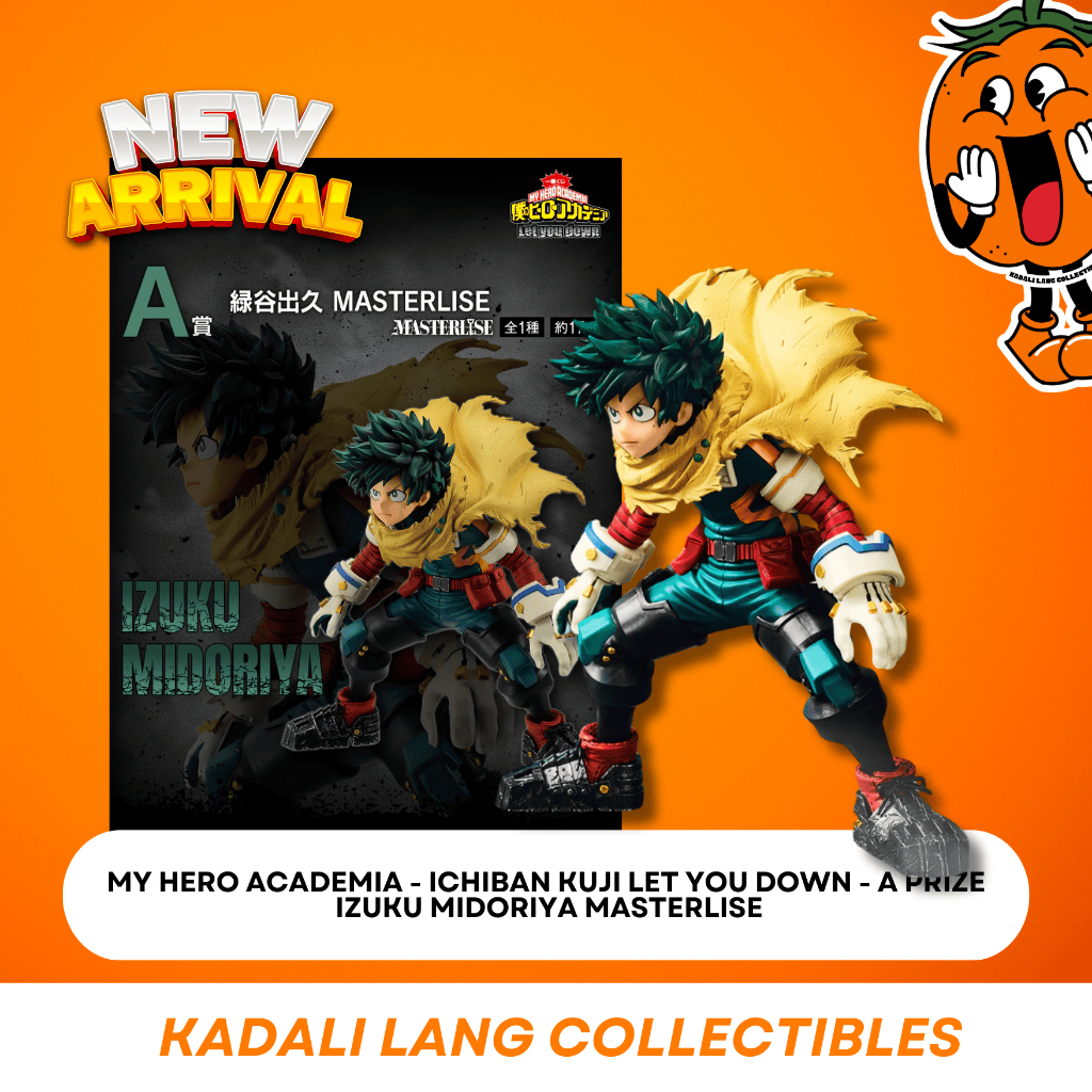 AUTHENTIC MY HERO ACADEMIA - ICHIBAN KUJI LET YOU DOWN - A PRIZE DEKU ...