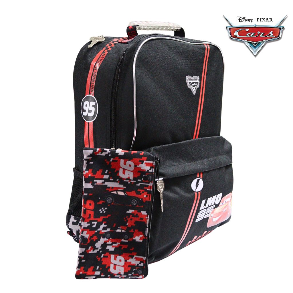 Disney Pixar Cars Lightning McQueen Backpack | Shopee Philippines