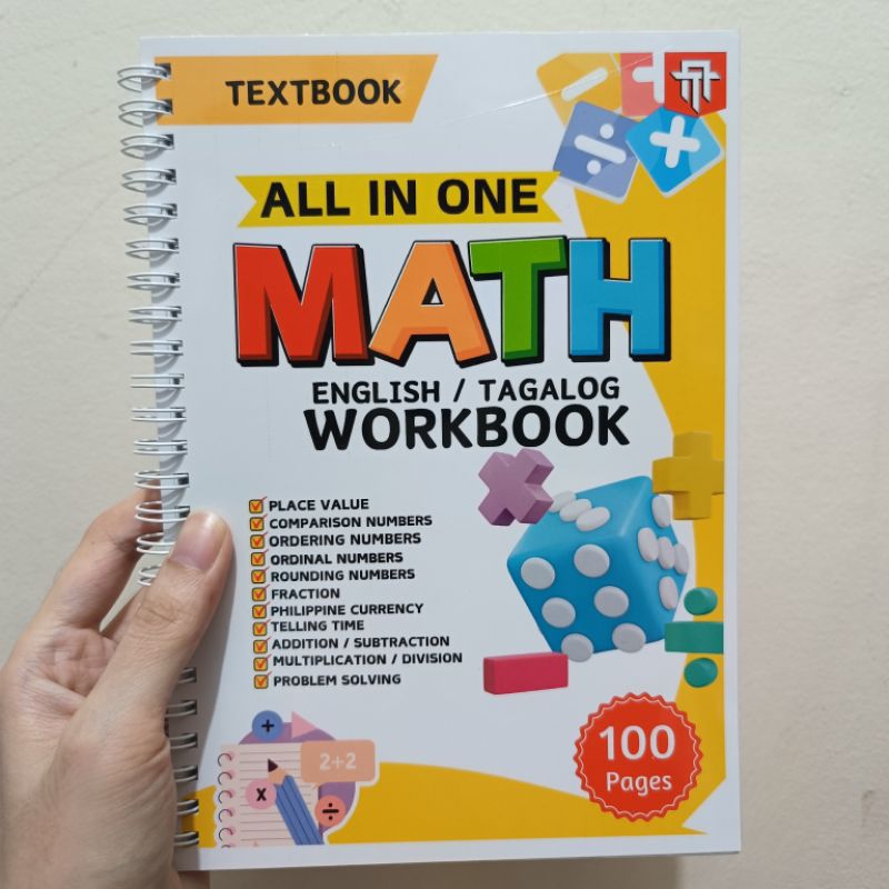 All in One Math Workbook English/Tagalog | Shopee Philippines